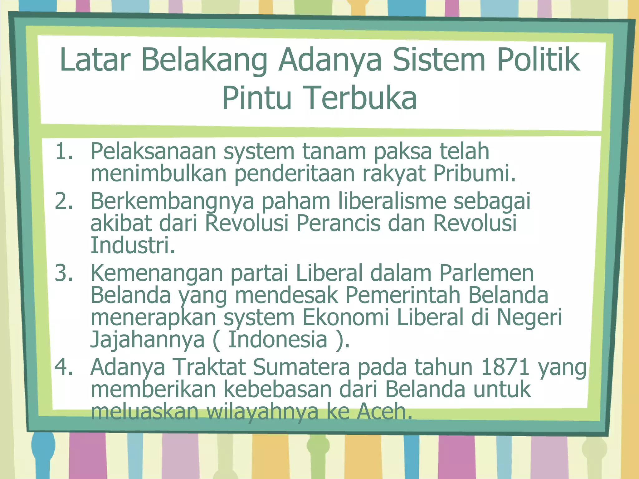 POLITIK PINTU TERBUKA BELANDA | PPTX