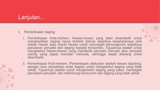 Sistem produksi daging sapi | PPTX