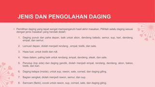 Sistem produksi daging sapi | PPTX