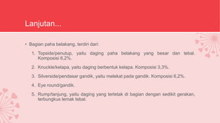 Sistem produksi daging sapi | PPTX