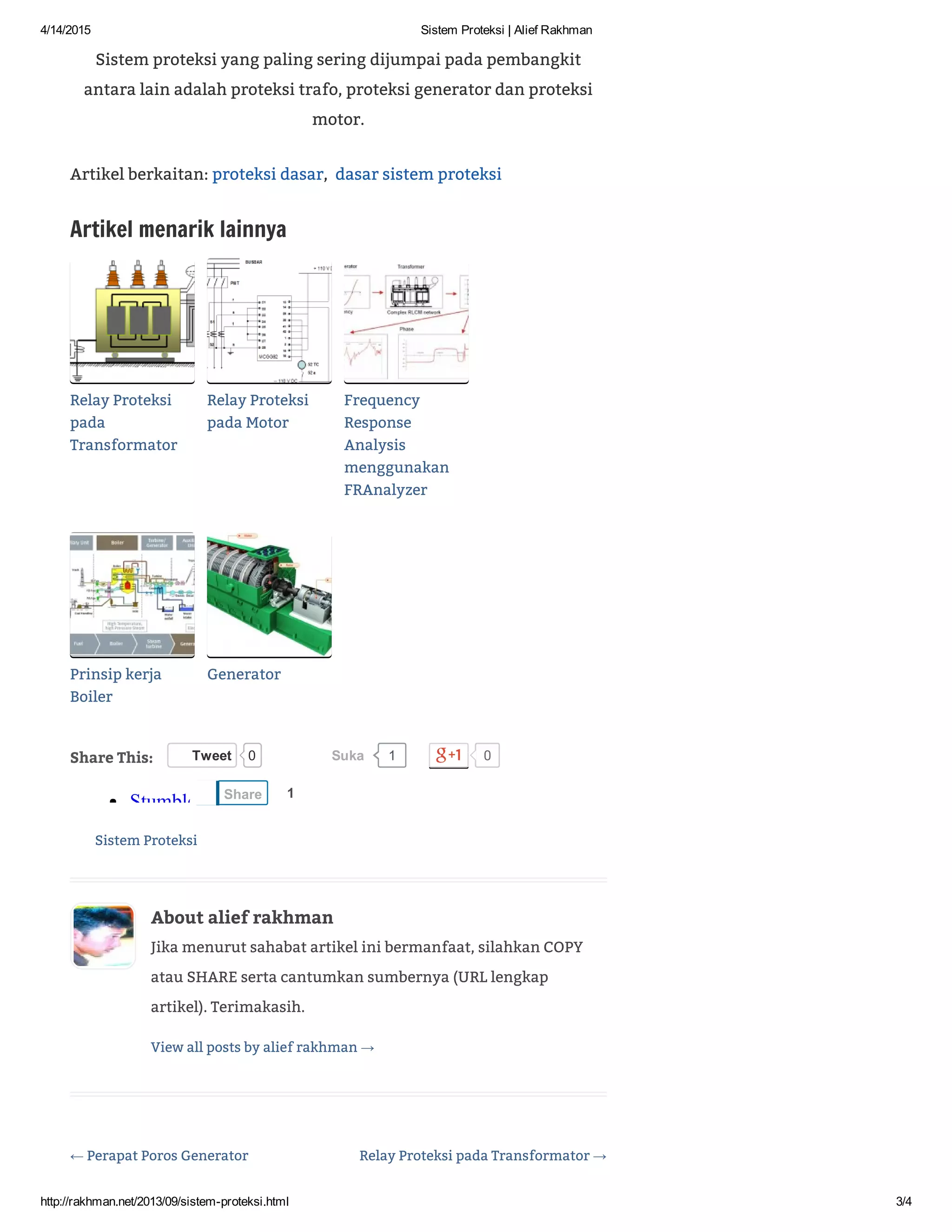 Sistem proteksi alief rakhman | PDF