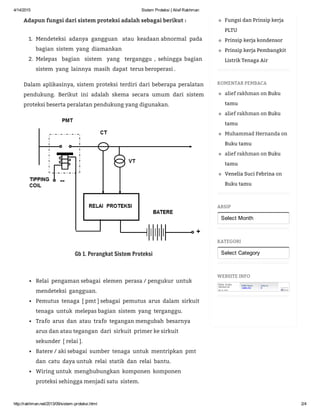 Sistem proteksi alief rakhman | PDF