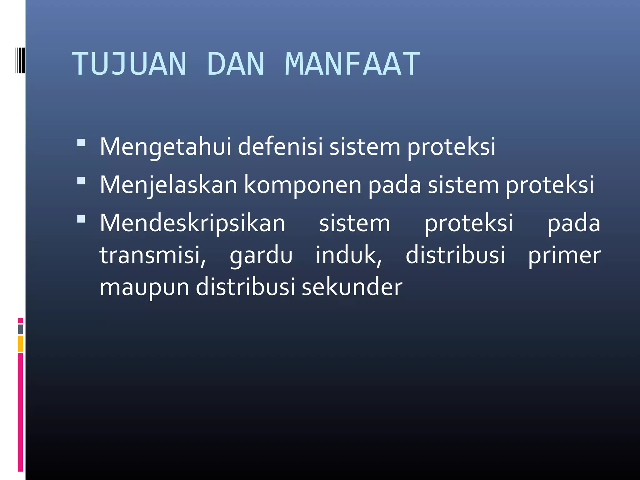 Sistem proteksi tenaga listrik | PPT