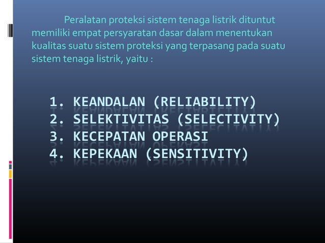 Sistem proteksi tenaga listrik | PPT