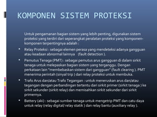Sistem proteksi tenaga listrik | PPT