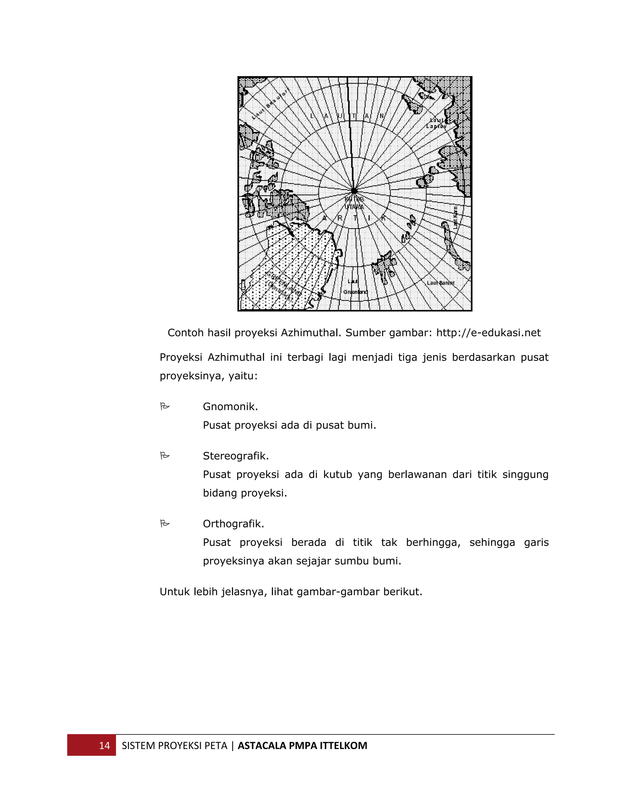 Sistem Proyeksi Peta | PDF