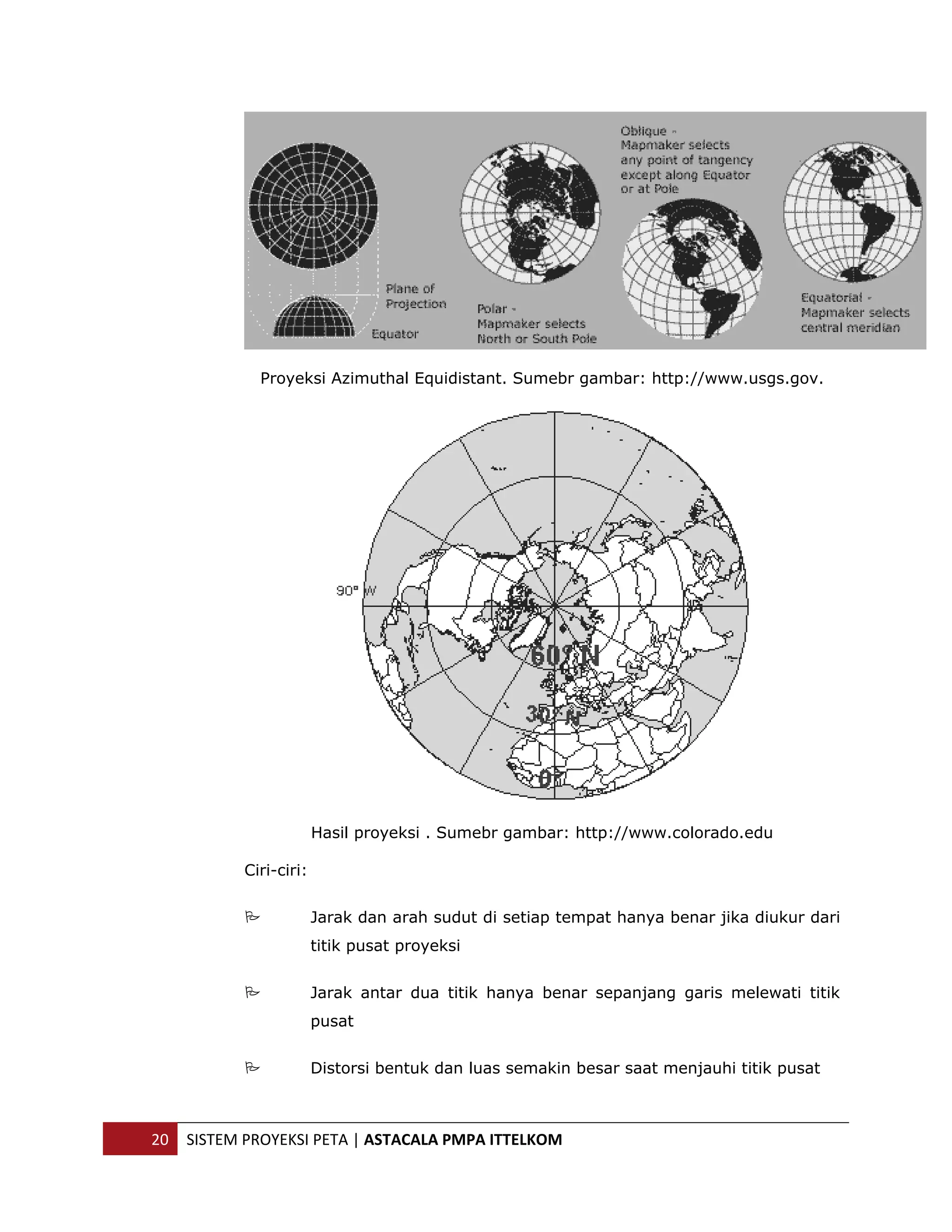 Sistem Proyeksi Peta | PDF