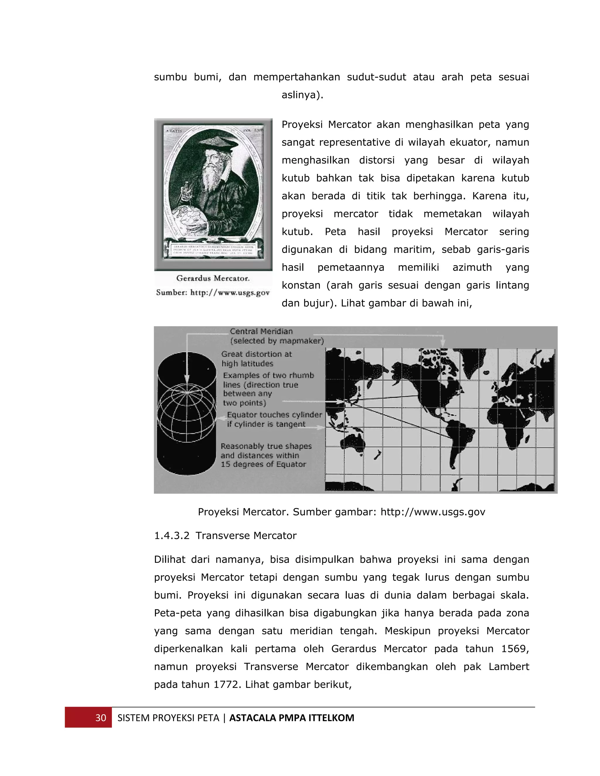 Sistem Proyeksi Peta | PDF