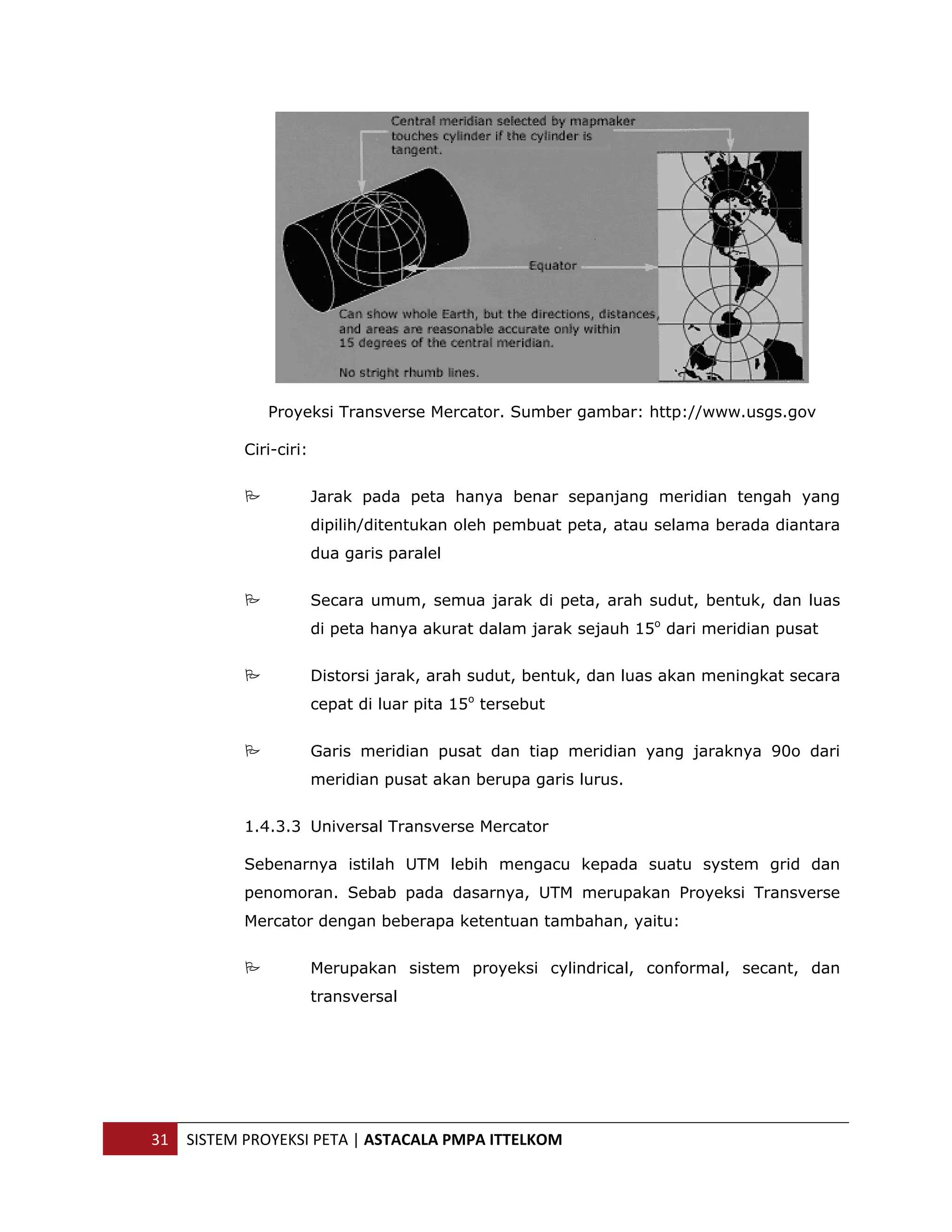 Sistem Proyeksi Peta | PDF