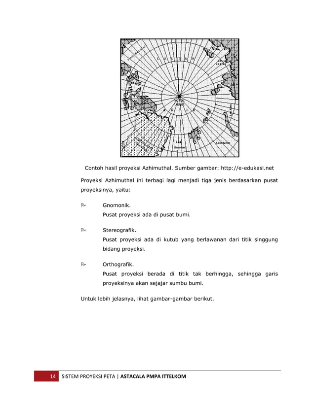 Sistem Proyeksi Peta | PDF