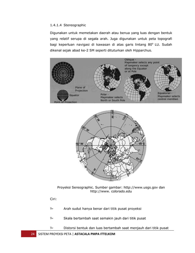 Sistem Proyeksi Peta | PDF