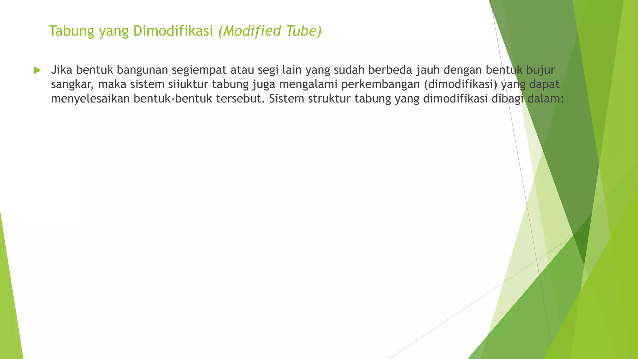 Sistem rangka tabung | PPTX