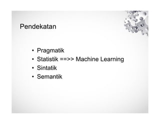 Slide Presentasi Kelompok E bagian Sistem Rekognisi | PDF