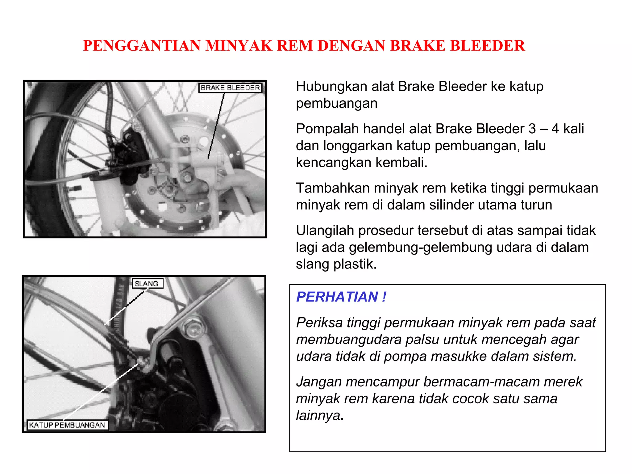Sistem rem motor lengkap1 | PPT