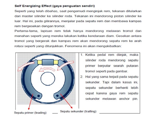 Sistem rem motor lengkap1 | PPT
