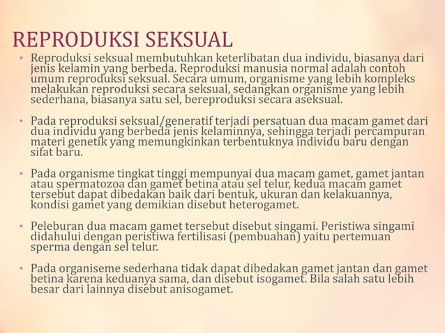 Sistem reproduksi | PPTX