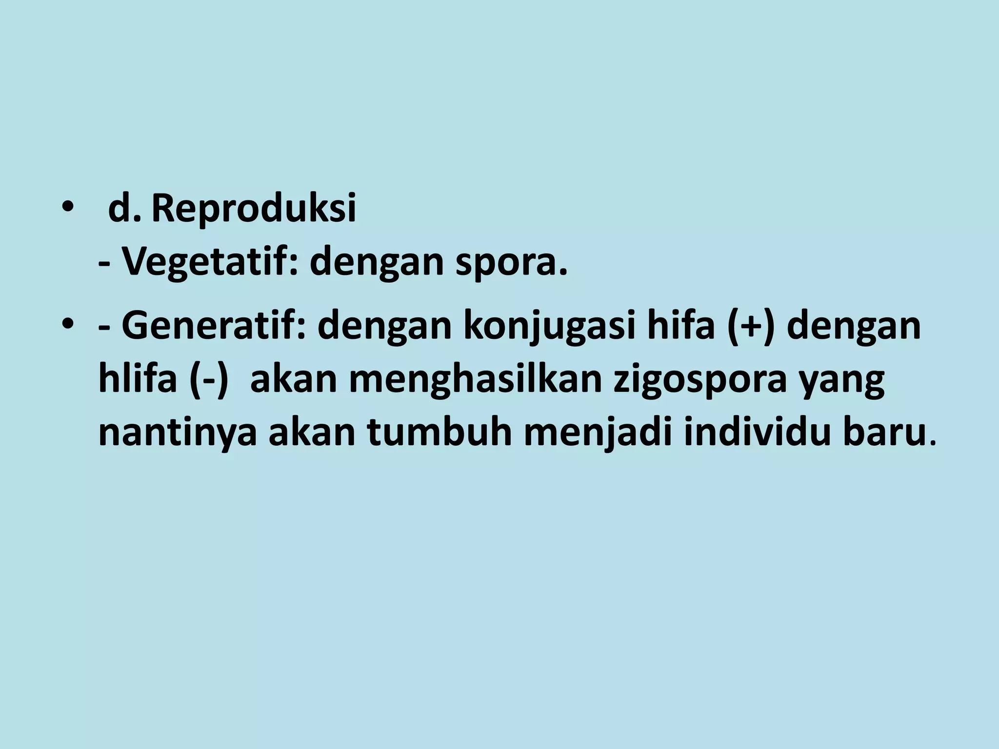 Materi Tentang Sistem Reproduksi fungi/ Jamur | PPTX