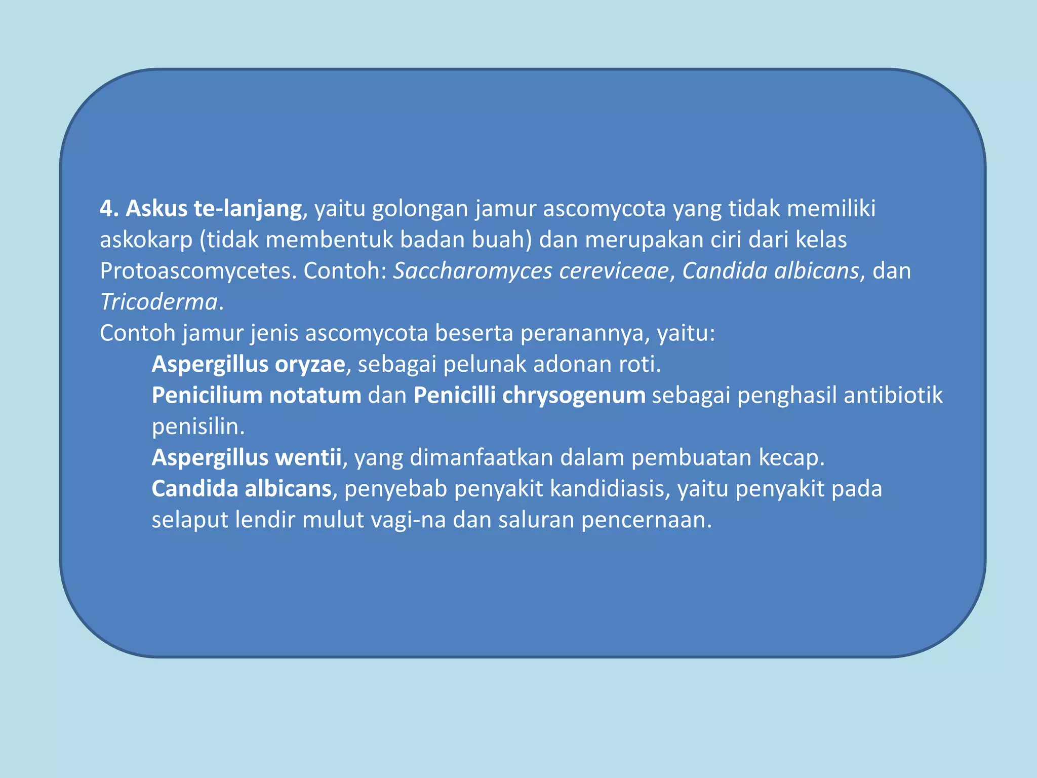 Materi Tentang Sistem Reproduksi fungi/ Jamur | PPTX