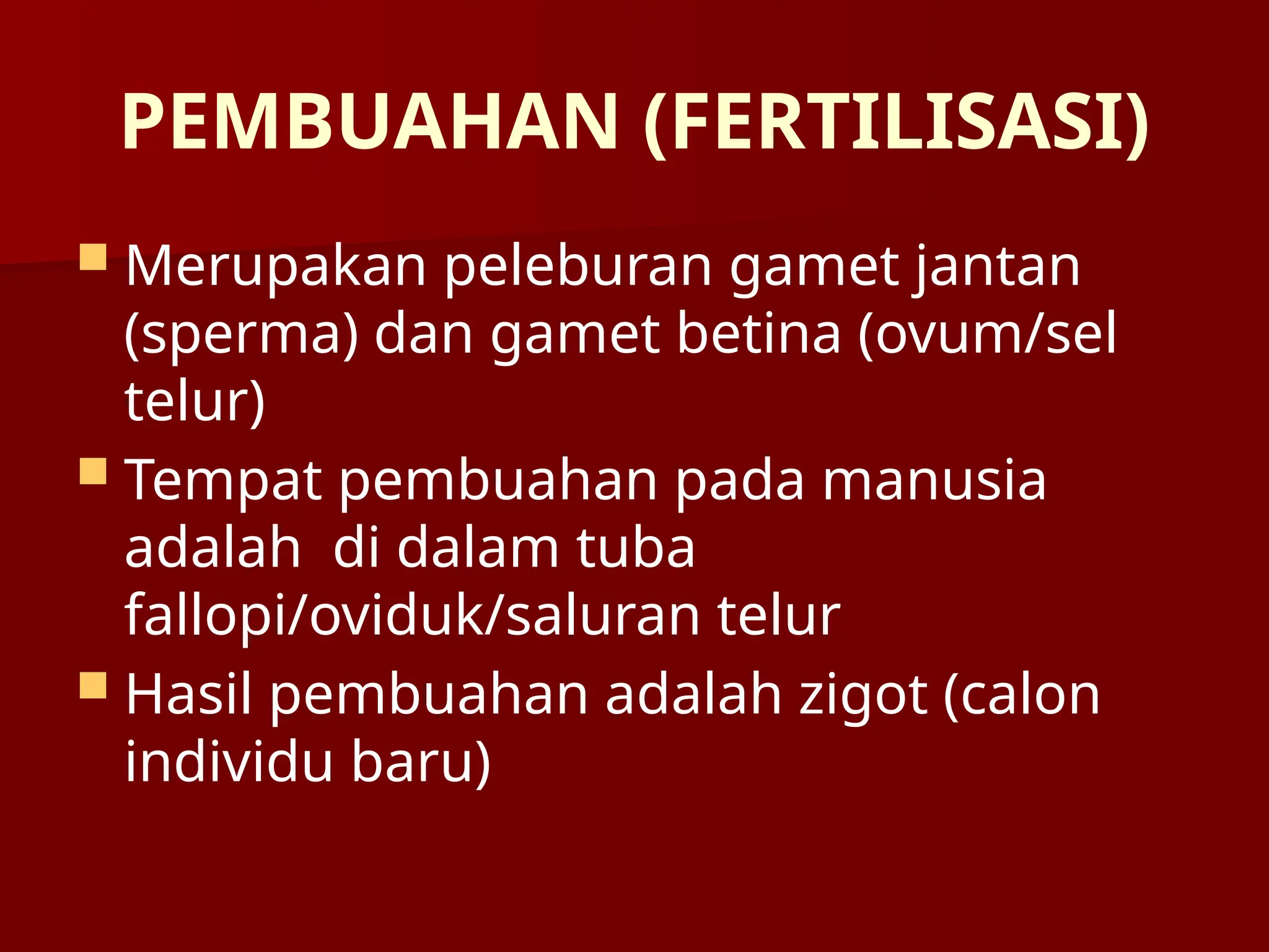 SISTEM REPRODUKSI PADA MANUSIA KELAS 9 KURIKULUM MERDEKA | PPTX