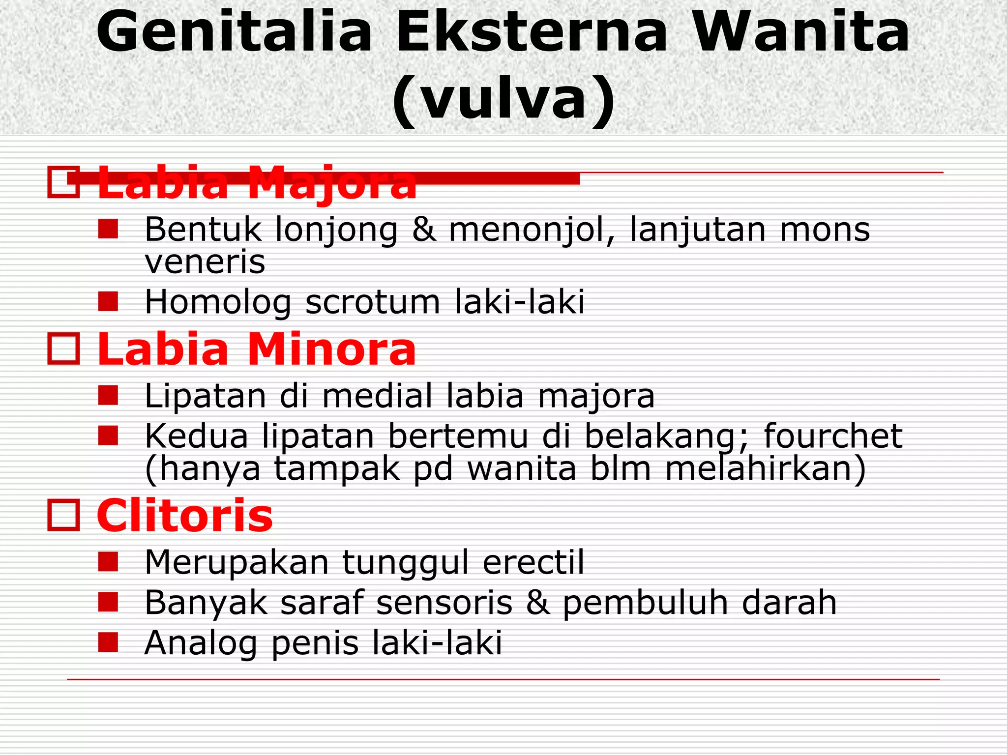 Sistem Reproduksi Wanita | PPTX