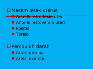 Sistem Reproduksi Wanita | PPTX