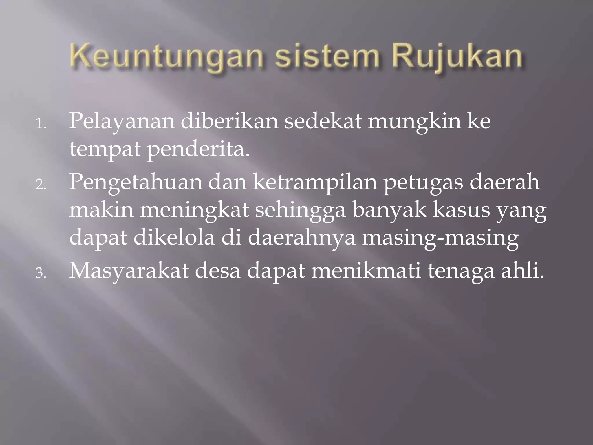 Sistem rujukan | PPTX