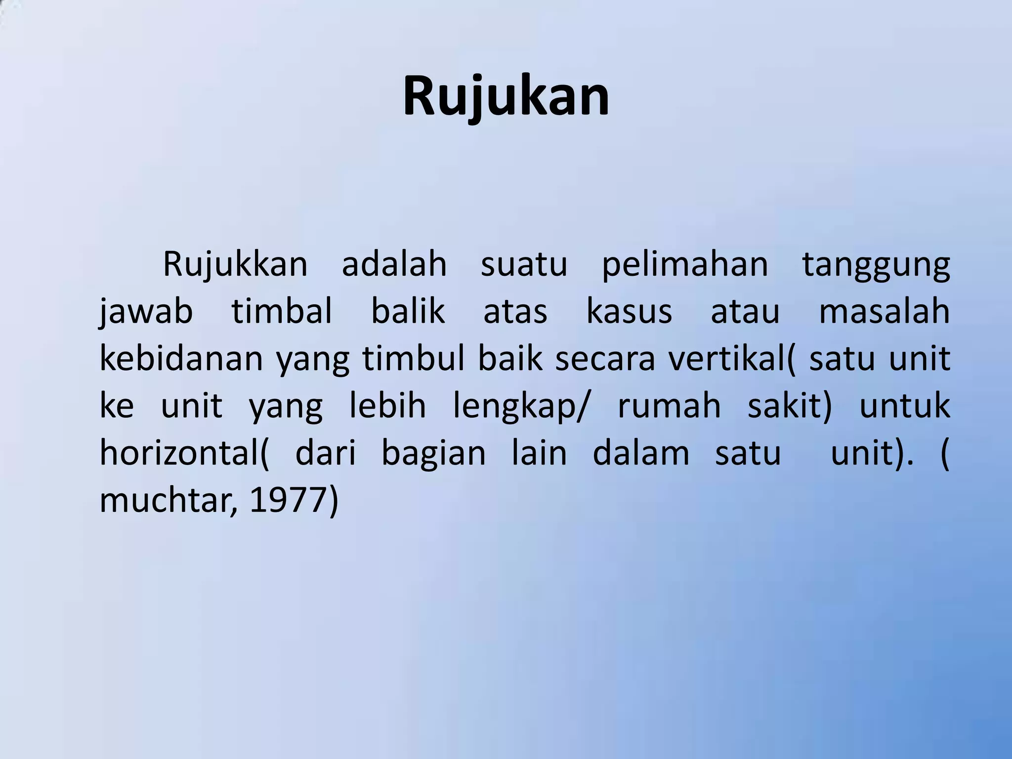 Sistem rujukan | PPTX