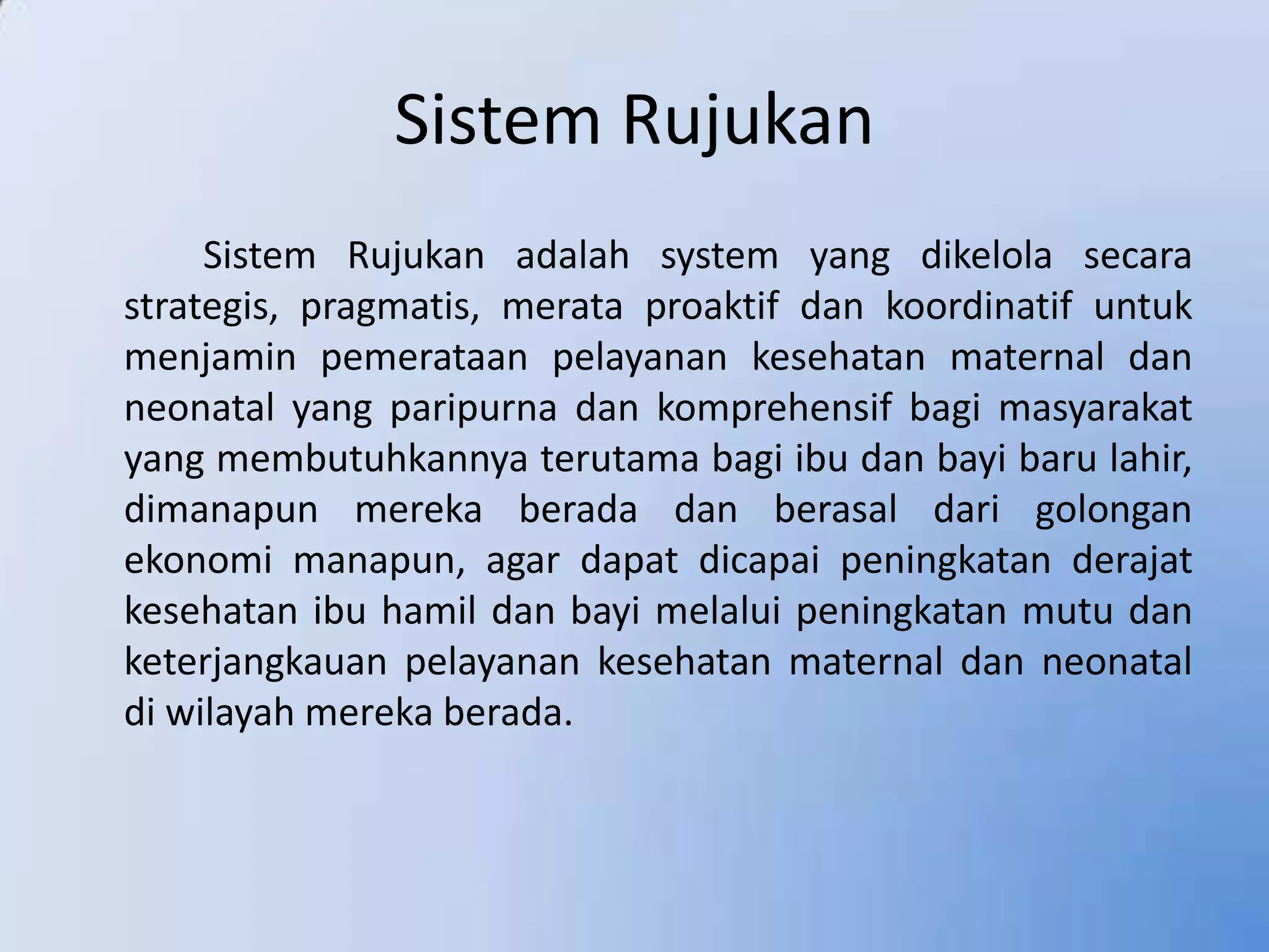 Sistem rujukan | PPTX