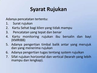 Sistem rujukan | PPTX
