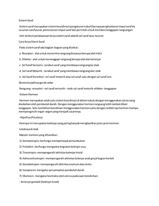 Sistem saraf | PDF