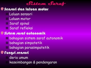 Sistem saraf | PPT