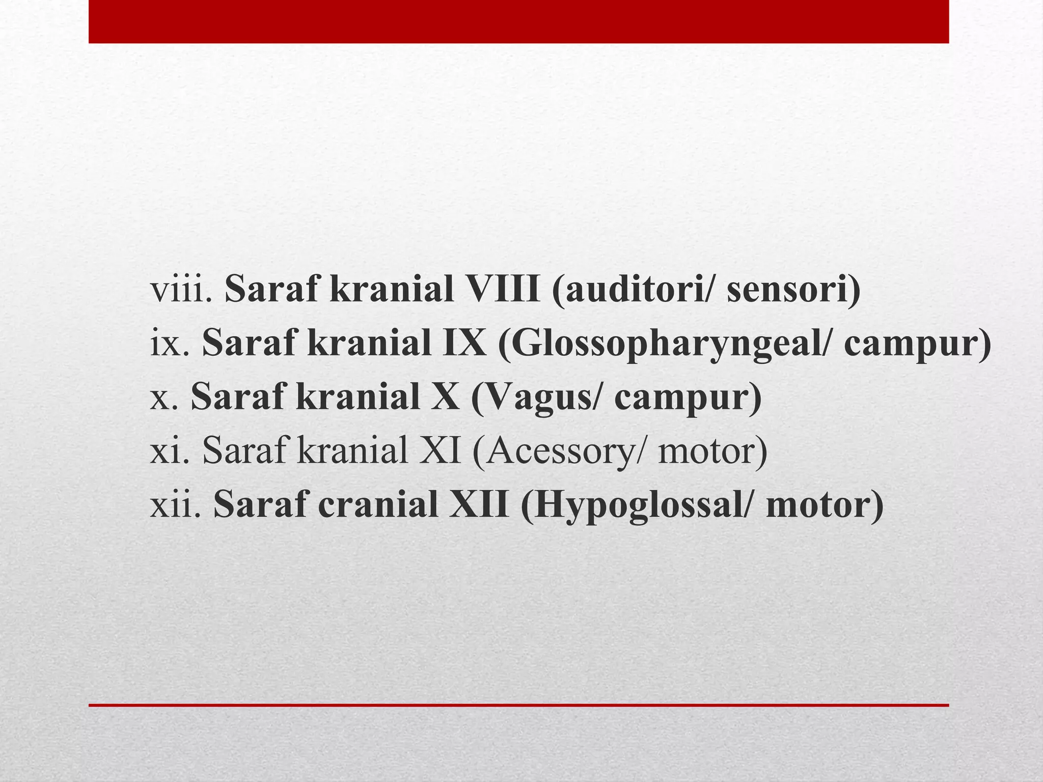 SISTEM SARAF PERIFERI | PPT