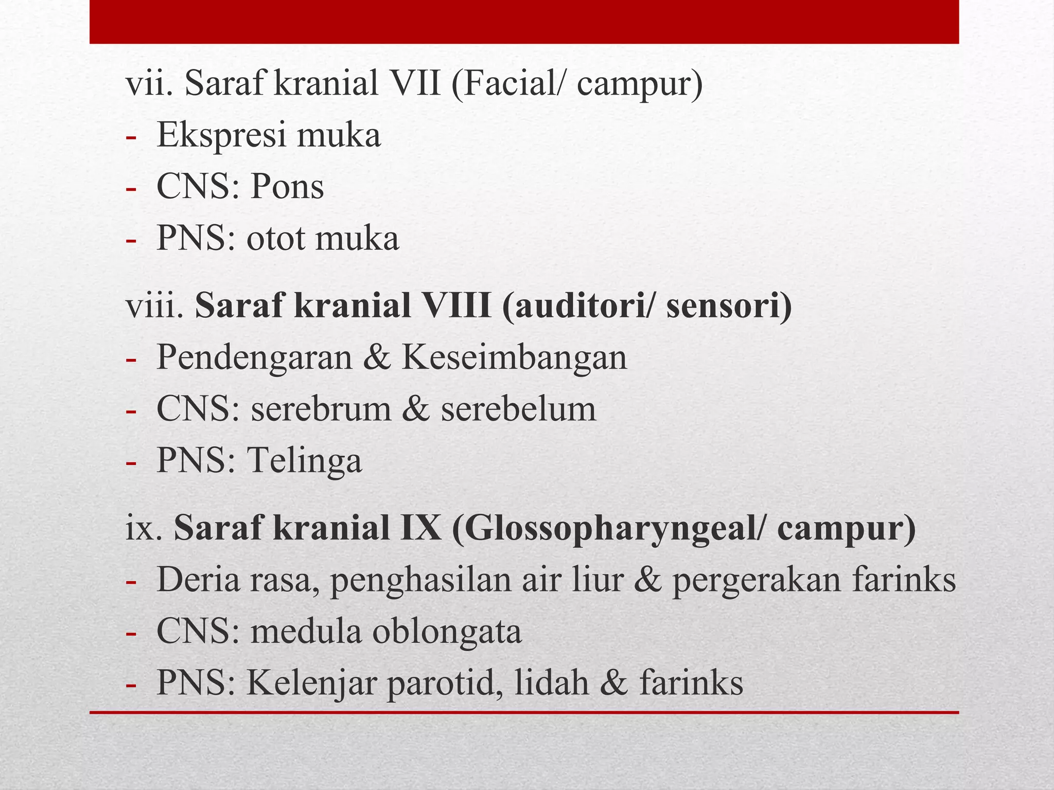 SISTEM SARAF PERIFERI | PPT