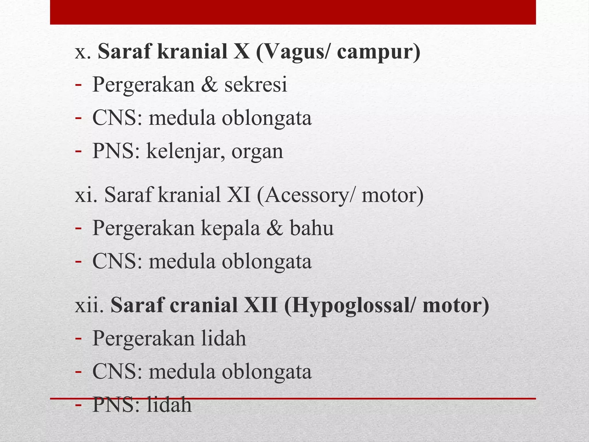 SISTEM SARAF PERIFERI | PPT