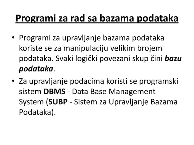 Sistemski softver i aplikativni programi | PPTX