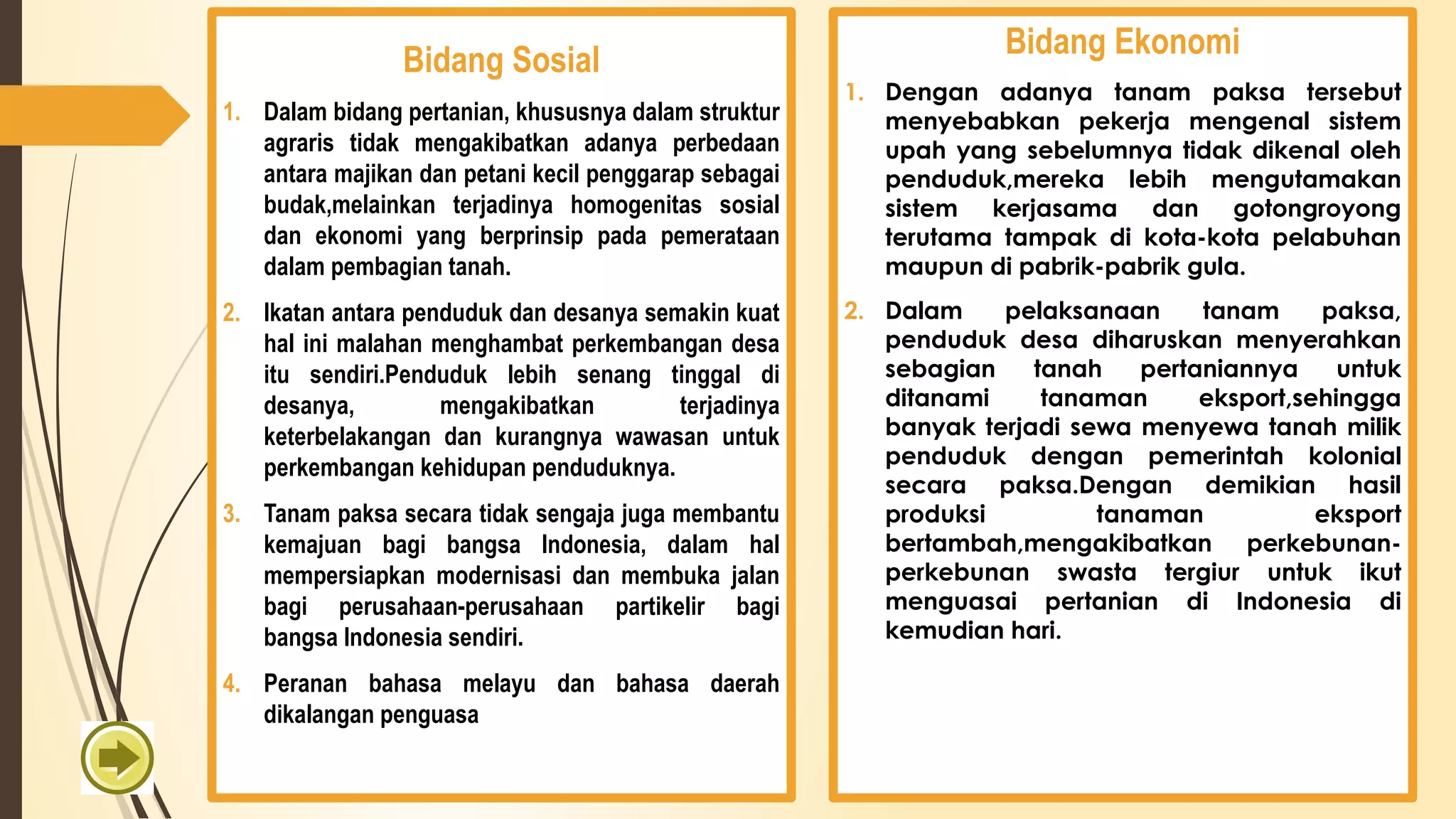 Sistem tanam paksa | PPT