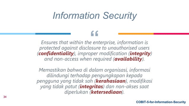 Sistem Tata Kelola Keamanan Informasi SPBE menggunakan COBIT 2019 | PDF