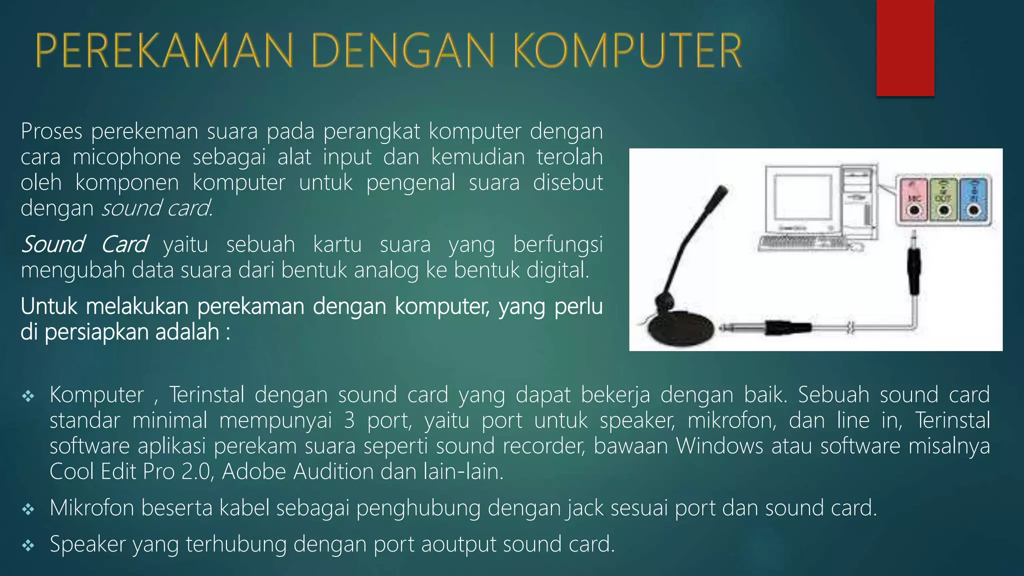 Sistem tata suara | PPSX