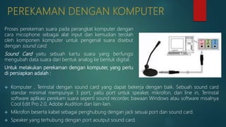 Sistem tata suara | PPSX