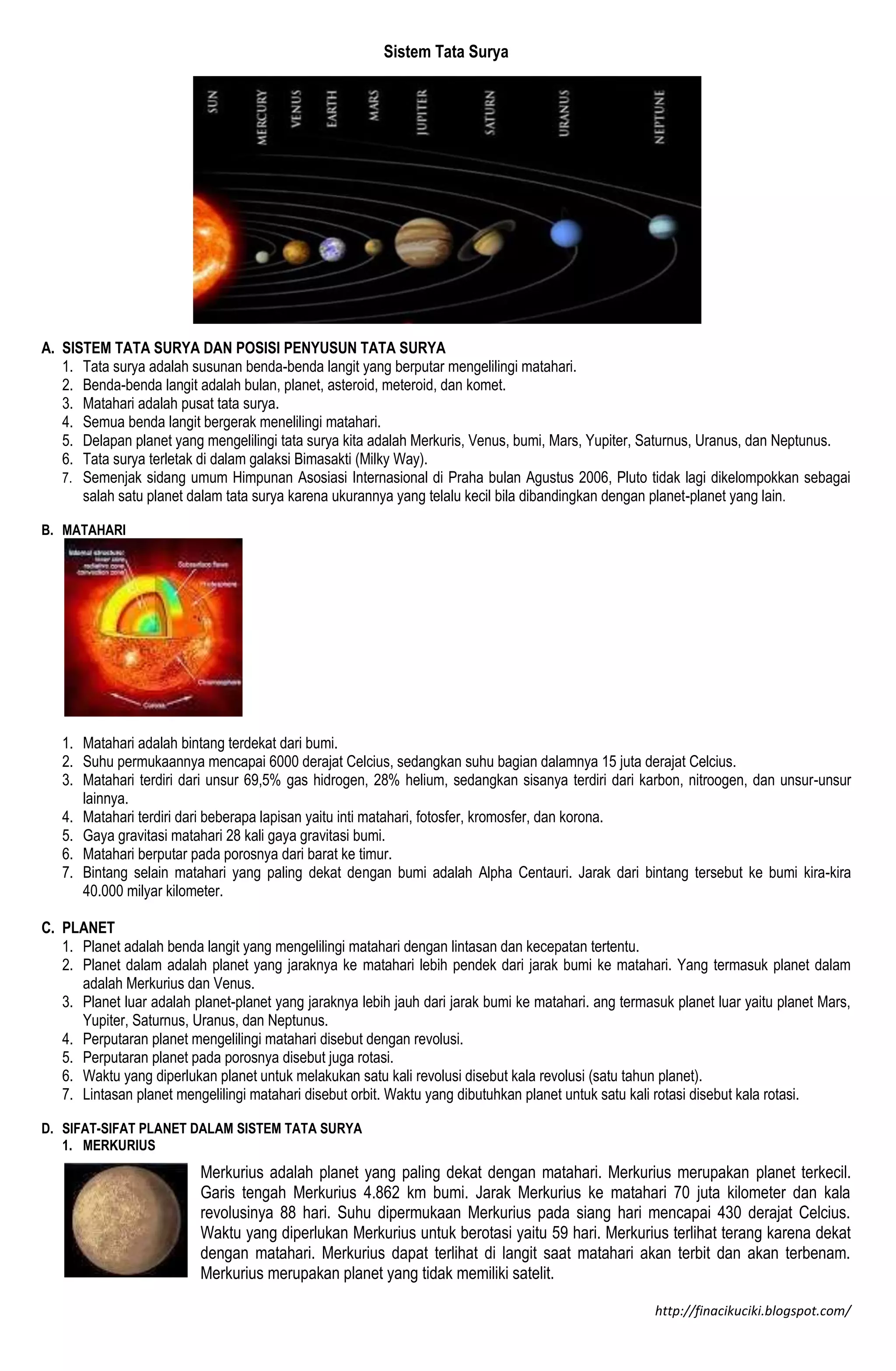 SISTEM TATA SURYA | DOCX