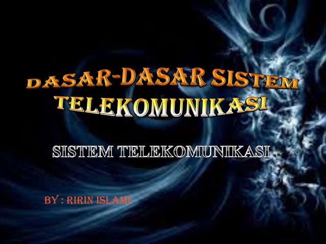 Sistem telekomunikasi | PPT