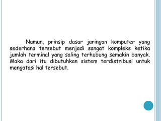 Sistem terdistribusi (dha2) | PPTX