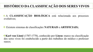 Sistemática e Taxonomia: a classificação dos seres vivos | PDF