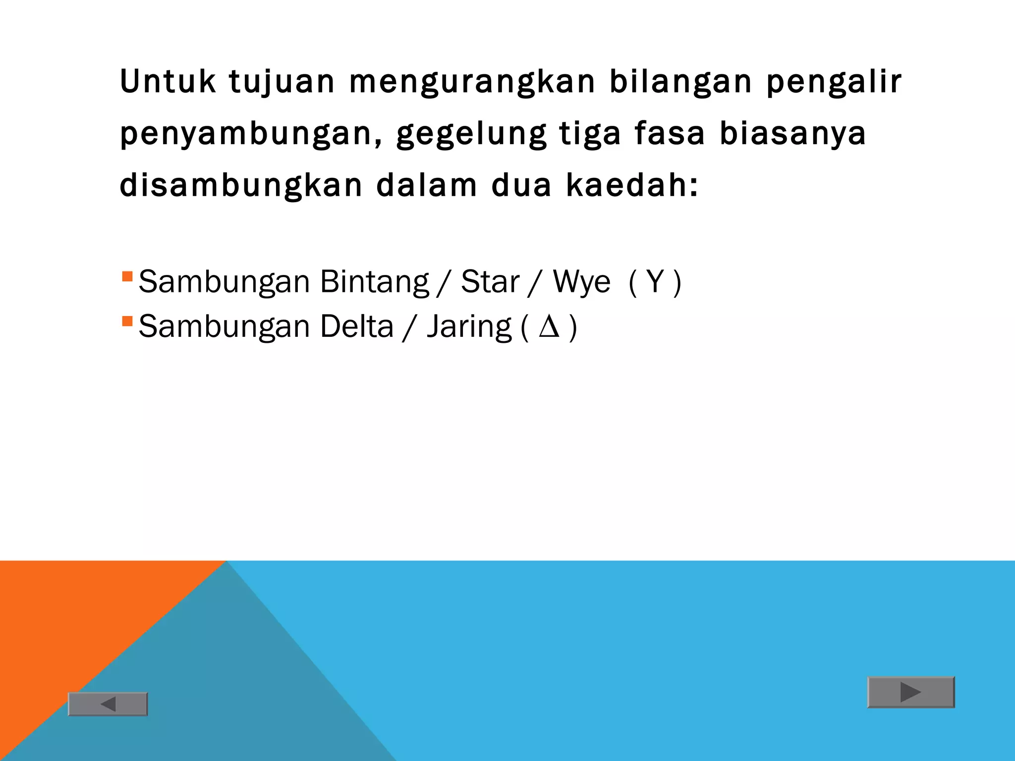 Sistem tiga fasa | PPT