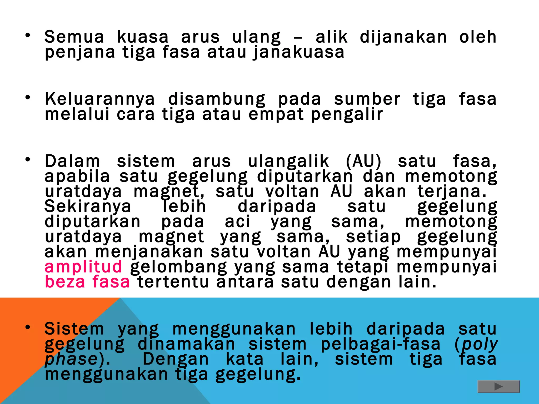 Sistem tiga fasa | PPT