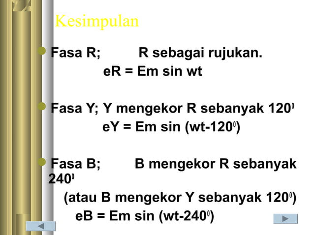 Sistem tiga fasa | PPT