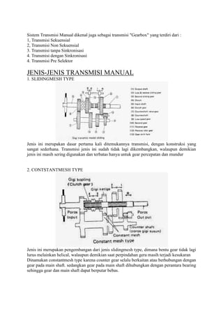 Sistem transmisi | DOCX