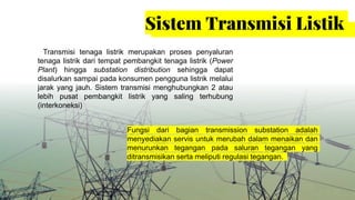 TRANSMISI TENAGA LISTRIK | PPTX