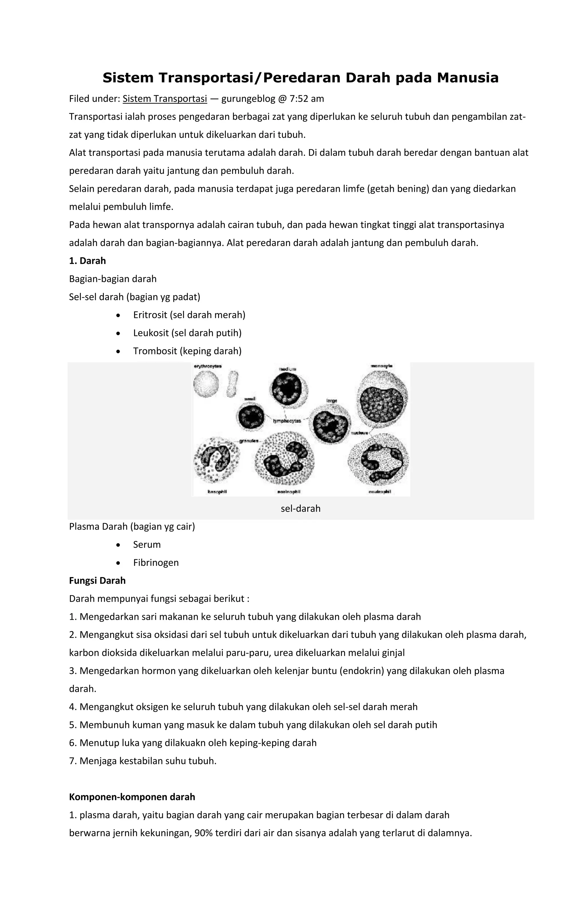 Sistem Transportasi | DOCX