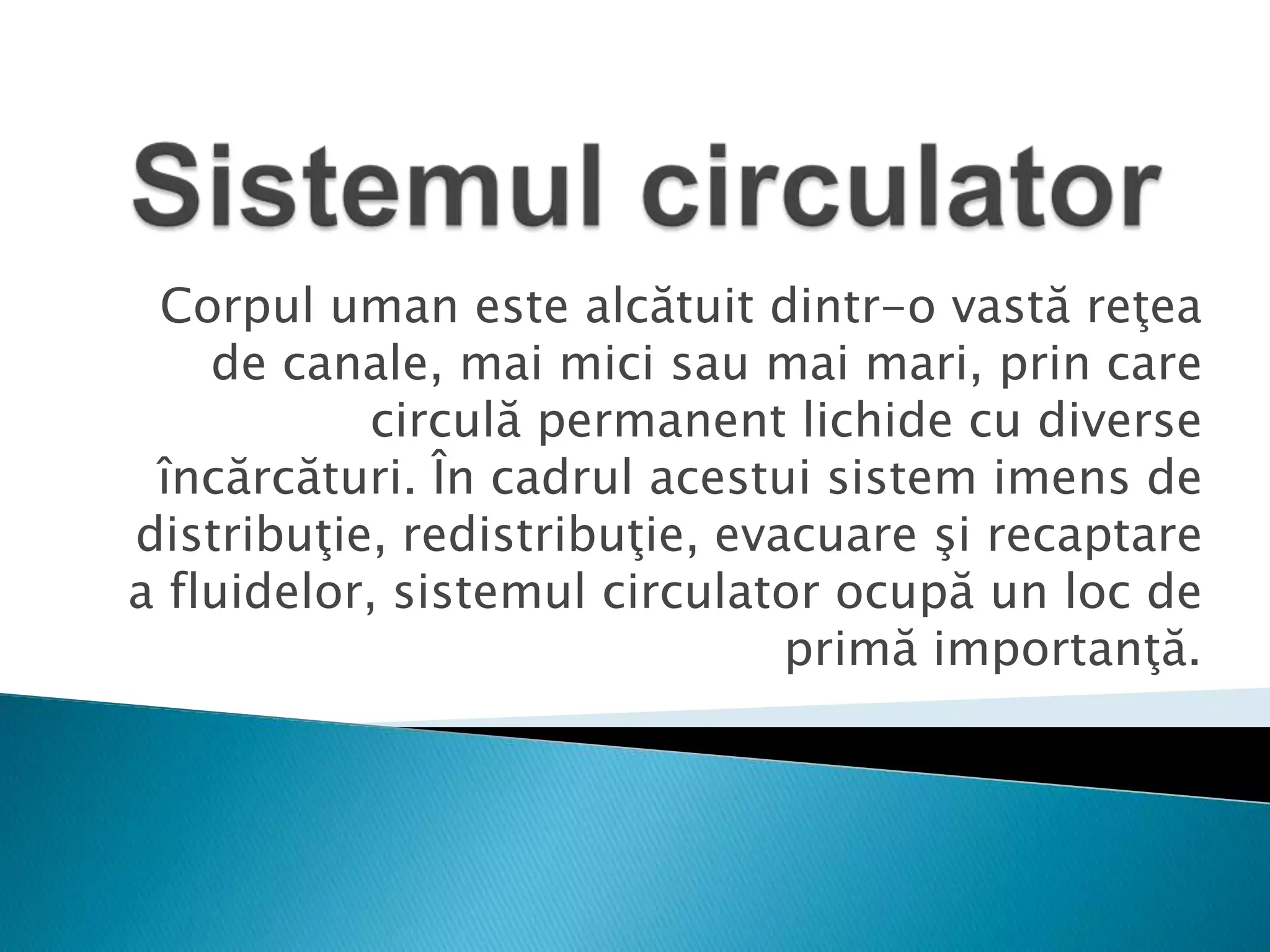 Sistemul circulatorpoint | PPTX